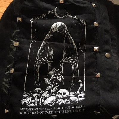 WITCH Mother Nature as a Witch BACKPATCH Nature Cults Unite Punk Eerie and Neat - Etsy