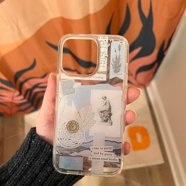 Read Books Collage Phone Case | Clear Case for iPhone and Galaxy | Case ...