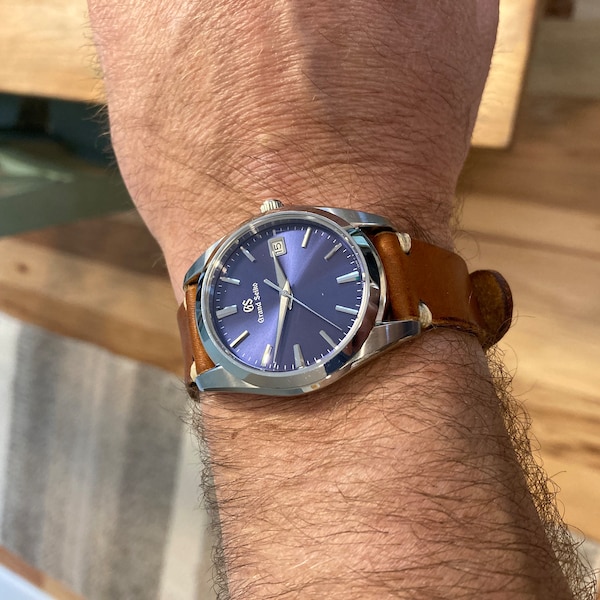 The Jameson Handcrafted Custom Leather Watch Strap Leather Watch Band ...