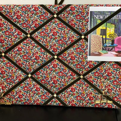 Memo Board in Puffin Fabric, Puffin Gifts, Grey Pin Board, Puffins ...