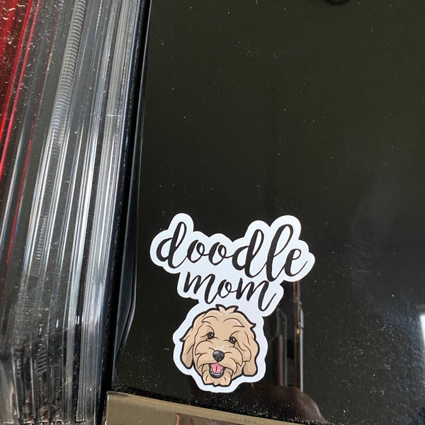 Goldendoodle Decal , Goldendoodle Sticker , Golden Doodle , Doodle Mom ...