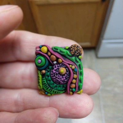 Tiny Textured Tiles, A Polymer Clay PDF Tutorial, Inchie Tiles - Etsy