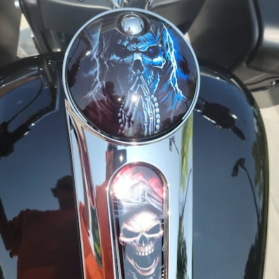 Victory Motorcycles Custom Derby Cover Viking Valknut - Etsy