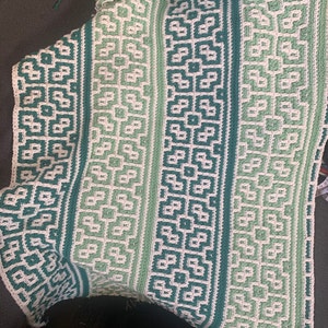 Mosaic Crochet Pattern 53 Chart With WRITTEN ROW REPEATS - Etsy