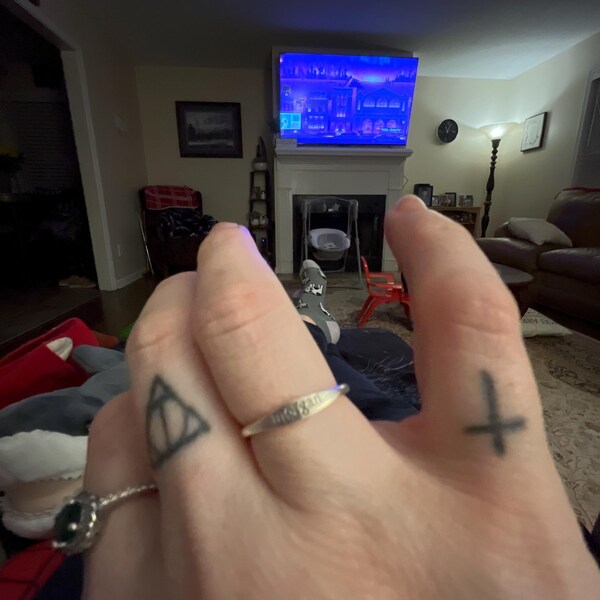 Custom Delicate Name Ring Custom Stacking Rings Skinny Custom Ring ...