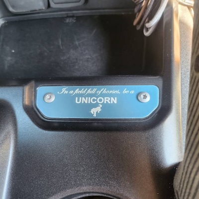 Bronco Console Badge CUSTOM on Aluminum - Etsy