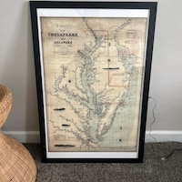 Retro Classroom Map 1893 Geographical Definitions Illustrated School ...