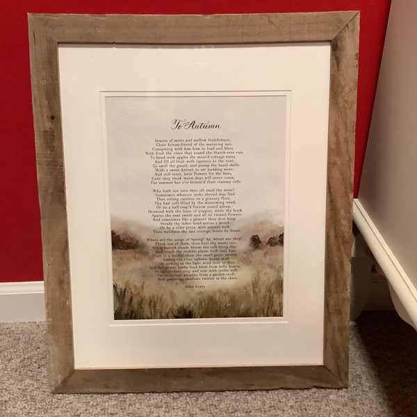 Custom Poem Print, Old Typewriter Font, Custom Poem, Framed Poem ...