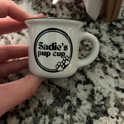 Reusable Pup Cup Custom Puppuccino Mug Dog Mom Gift 2oz Personalized ...