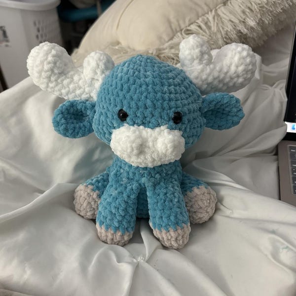 Amigurumi Moose Pattern, Plush Pattern, Moose Toy, Moose Pattern ...