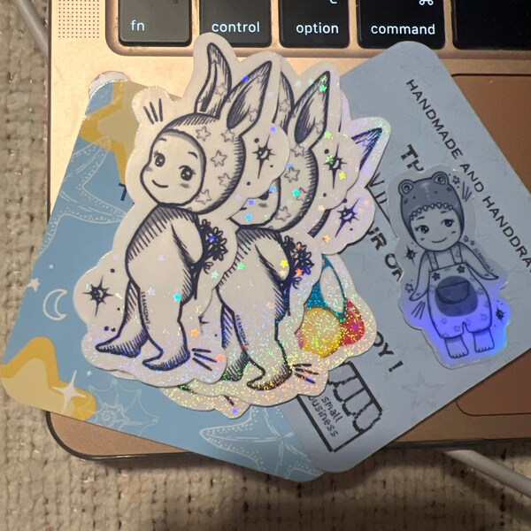 Studio Ghibli Sticker Pack Cute Sparkle Holographic Sticker Best Friend ...