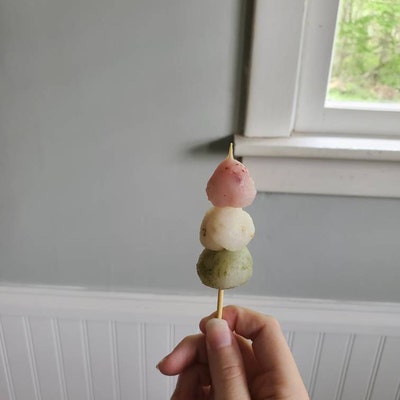 DIY Kit Hanami Dango Mochi Rice Cake Free Shipping 10 Skewers 30 ...