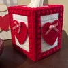 Bathroom / Miniatures New Tissue Box Cover - Handmade - Plastic Canvas ...