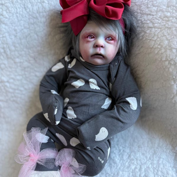 Chronic Art Dolls Pale Albino Blue Human or Horror Reborn Resin Eyes ...