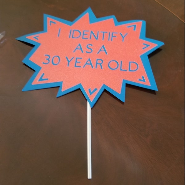 Custom Sign, Custom Photo Props, Word Bubble Photo Prop, Birthday ...