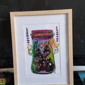 Happiness Potion Art Print - Etsy