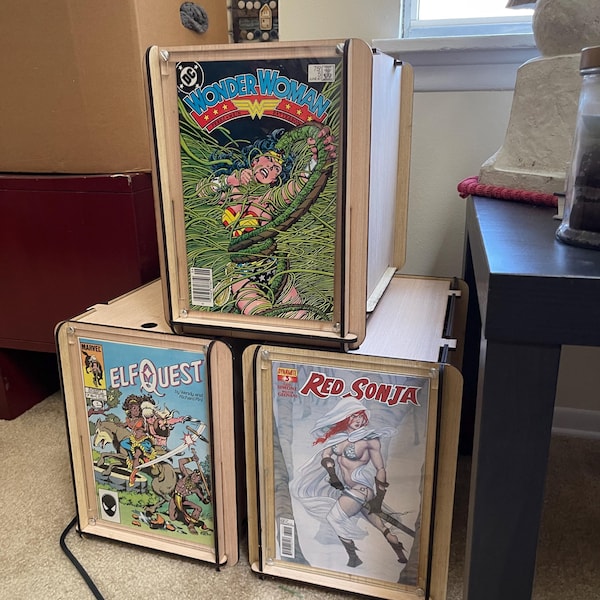 45 RPM - Record Storage Box & Display Frame - PLUS 3 Alpha Record ...