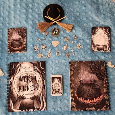 117 Wiccan Magic Tarot Charm Set for Divinations/ Fortune Teller Tools ...