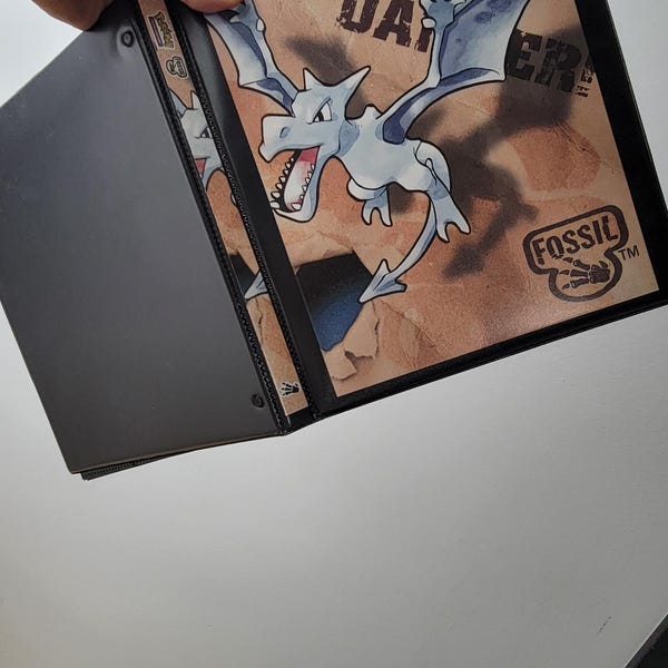 Pokémon Base Set Binders W/exact Number of Pages for Sets, Laminated Cover, Spine and 9-pocket ...