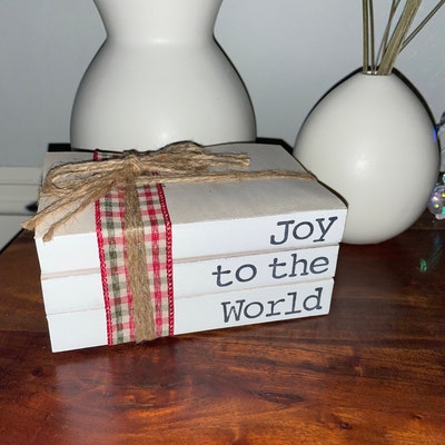 Baby Boy Stacked Books, Its a BOY Custom Book Stack, Farmhouse Nursery ...