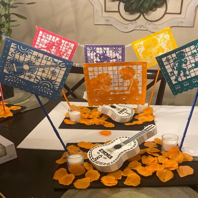 Custom Guitar Coco Box, Coco Party Supplies, Template Box, Coco ...