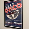 The Office Cafe Disco Poster Print- Vintage Style Advertising Poster ...