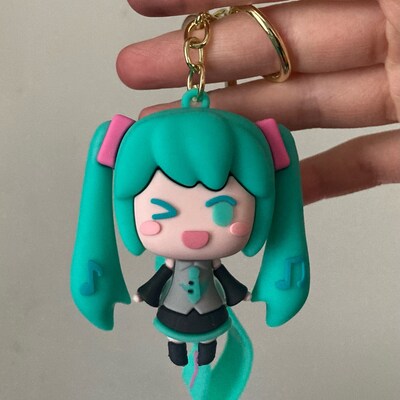 Hatsune Miku Keychain Miku Keyring - Etsy