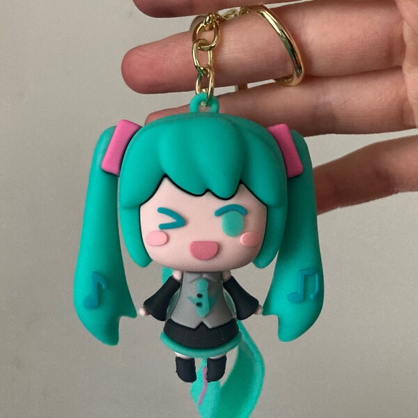 Hatsune Miku Keychain Miku Keyring - Etsy