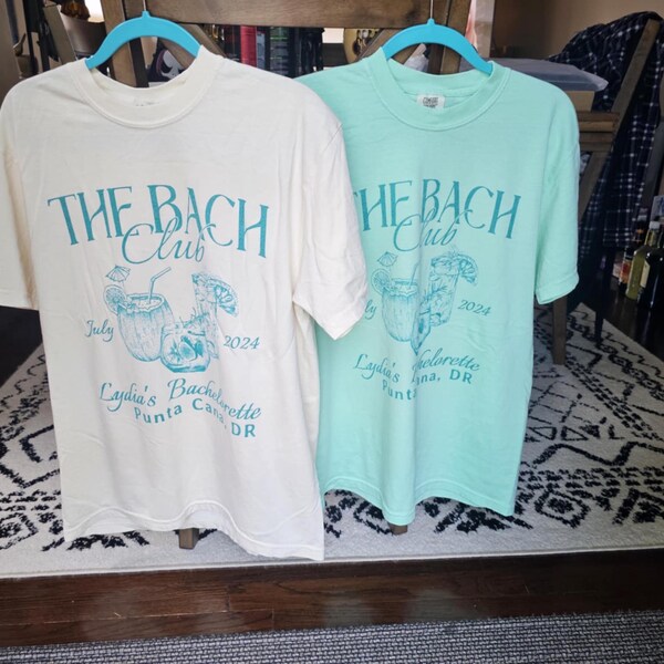 Custom Name Social Club Shirt Luxury Bachelorette Merch Coastal Beach ...