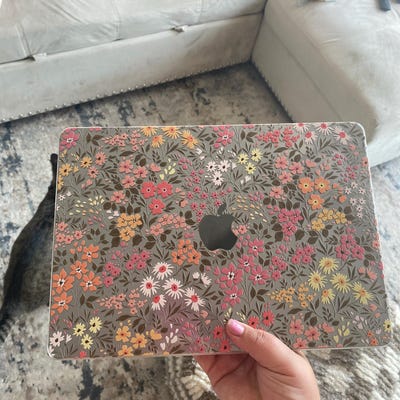 Floral MacBook Case Cute MacBook Air 13 M2 Pro 13 Pro 14 Pro 16 M1 Pro ...