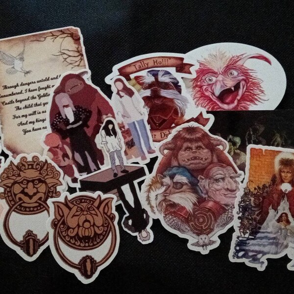 Labyrinth 10-pack of Stickers - Etsy