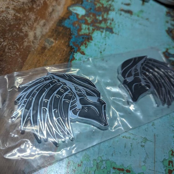 Predator Emblem, Custom Car Badge 3D Decal Sticker, Durable ...