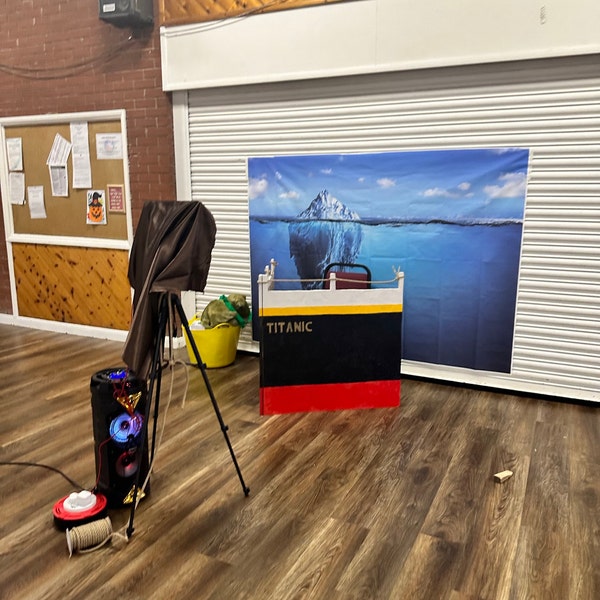 Iceberg Ocean Party Backdrop 7x5 FT | Underwater Theme Birthday Photo ...