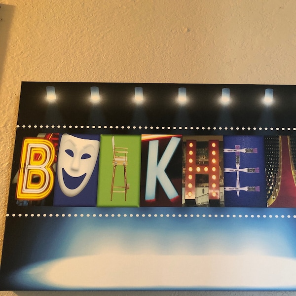 Theater Name Sign, Drama Club Gift, Stage Crew Gift, Vegas Sign ...