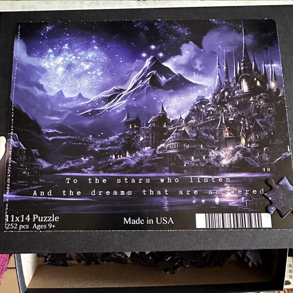 Acotar Puzzle Velaris Jigsaw Puzzle, ACOTAR Merch Fantasy Picture ...