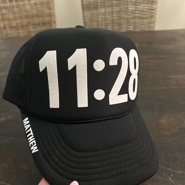 Christian Hat With Bible Verse Hat Gift Idea Custom Faith Based Hat for ...