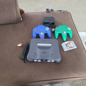 Nintendo 64 Console Bundle up to 4 New Controllers Game Cords CLEANED ...