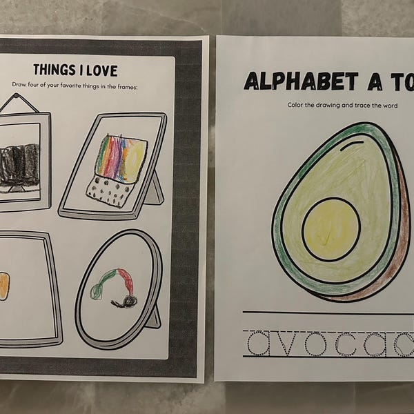 ABC 26 Page Alphabet Printable Phonics Worksheet, Preschool, Toddler ...