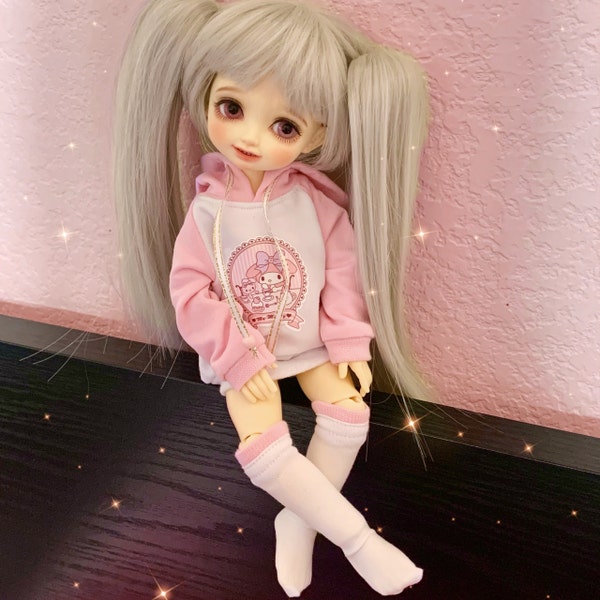 Yosd Cartoon Hoodie & Pumpkin Hat for 1/6 BJD Doll Clothes Neo Blythe ...