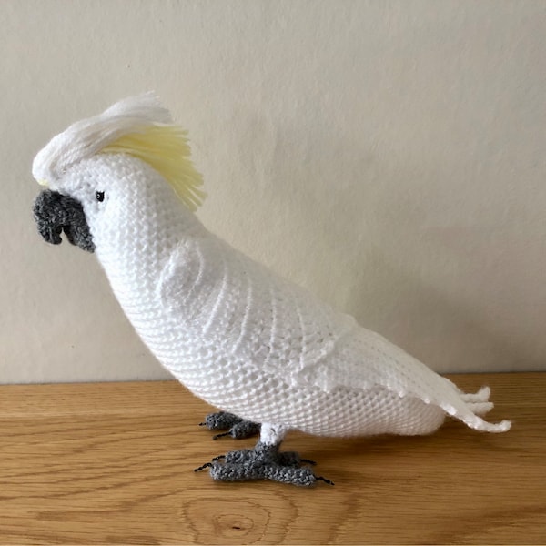 Amigurumi WHITE COCKATOO - Crochet Pattern, PDF in English, Deutsch ...