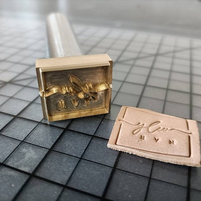Custom Leather Stamp Maker Customized Brass Embossing Stamp - Etsy