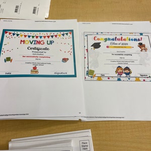 Editable Preschool Moving up Certificates - Etsy