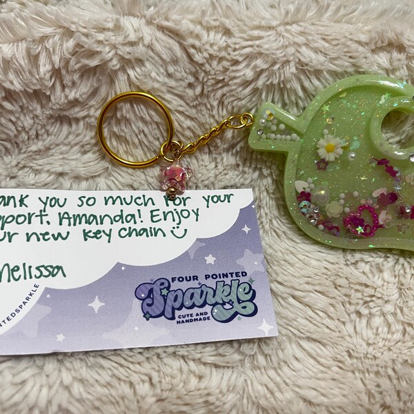 Jinbesan Resin Shaker, Whale Shark Keychain, Kawaii Accessory, Cute ...