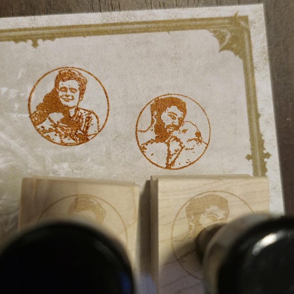 Face Stamp / Make the Stamp in Your Likeness / Custom Portrait Stamps ...