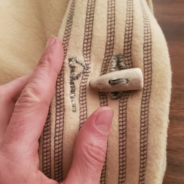 Antler Toggle Button - Etsy