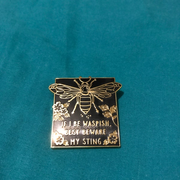 Katherina the Taming of the Shrew Enamel Pin - Shakespeare's Heroines ...