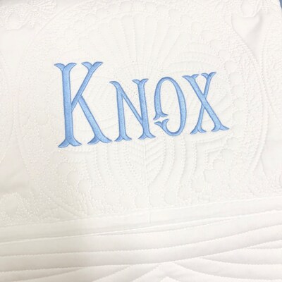 Machine Embroidery Design Fishtail Monogram Font INSTANT DOWNLOAD - Etsy