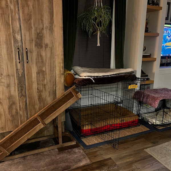 12"x48" Adjustable Pet Ramp With Side Rails – 16", 20", and 24" Heights ...
