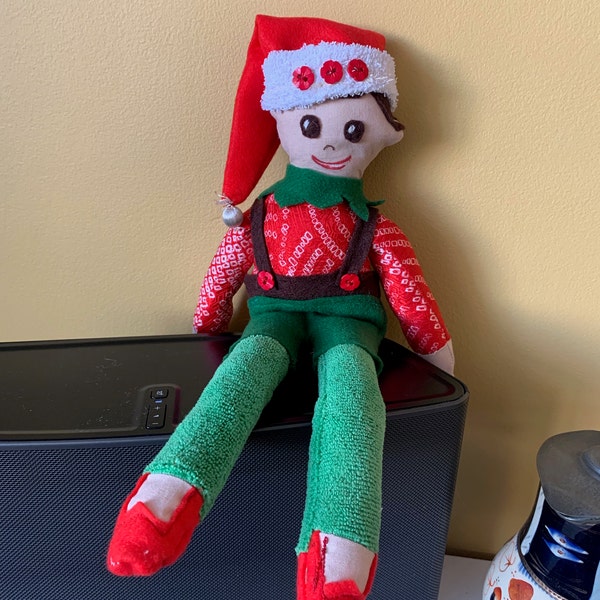 Christmas Elf Pattern - How to Make an Elf Doll - PDF Tutorial Sewing ...