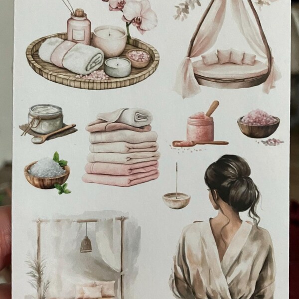 Pretty Pink Planner Clipart Floral Planner Girl Watercolor Journaling ...